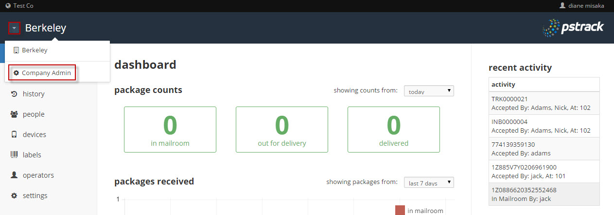 PS|Track Adding Operators (mailroom staff)